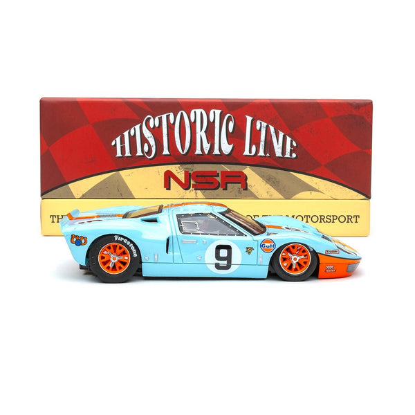NSR | Ford GT40 Mk I | #9 Gulf JWA | Historic Line | HL08 | 1/32 Slot ...